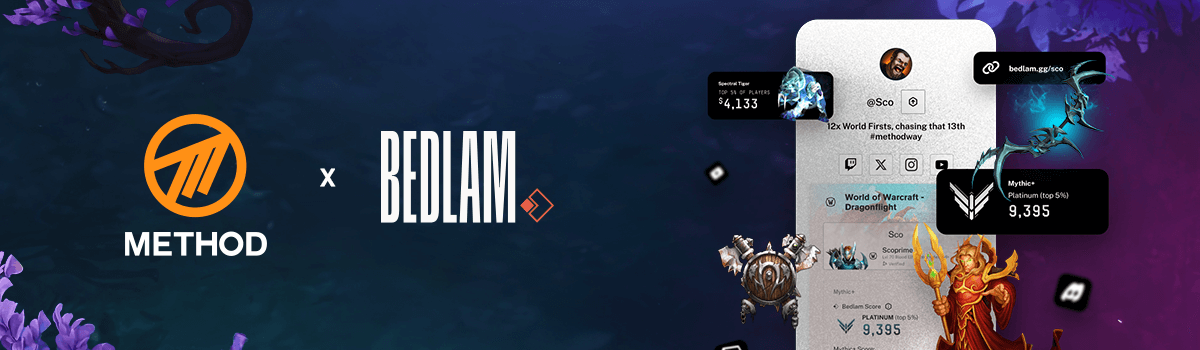 Partnering up with Bedlam - the ultimate link in bio for gamers - Method