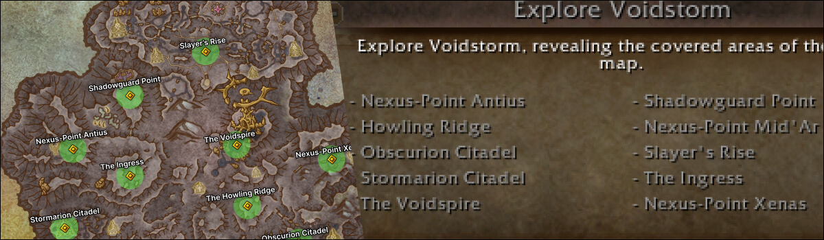 Explore Voidstorm Achievement Guide
