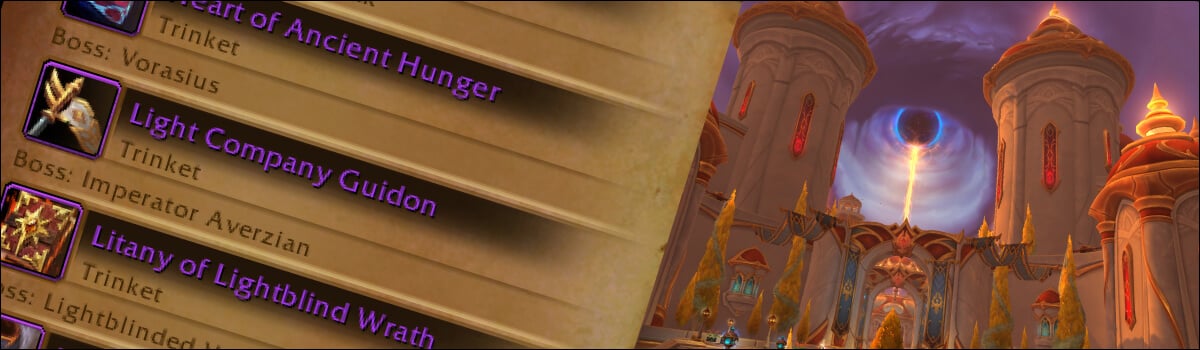 List of all Raid and Dungeon Trinkets in Midnight Season 1