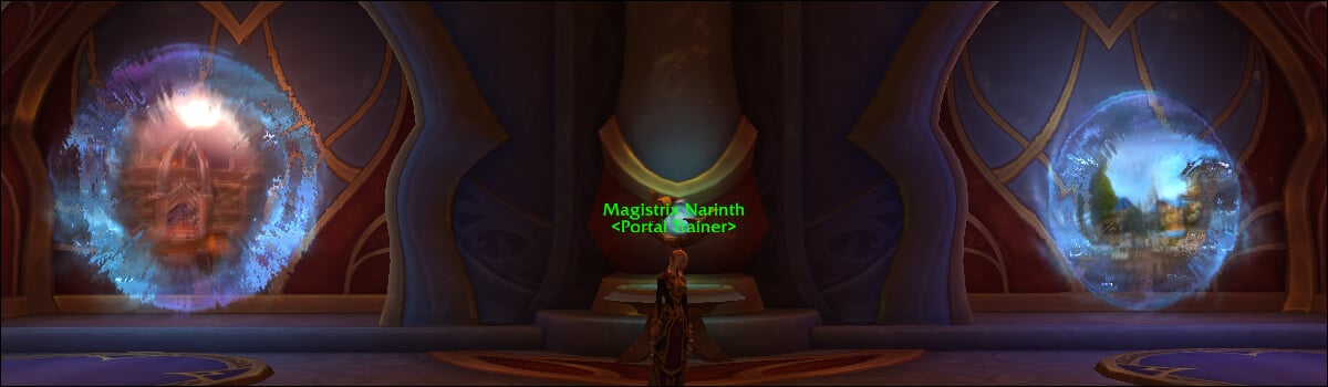 Portal Locations In Silvermoon City