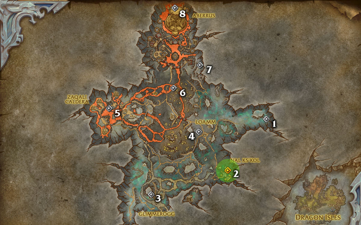 Dragonflight Dragon Riding Glyphs Location Guide