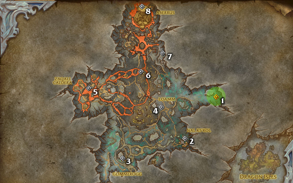 Dragonflight Dragon Riding Glyphs Location Guide