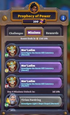 Prophecy of Power - Priestess Event Mythic Missions Guide